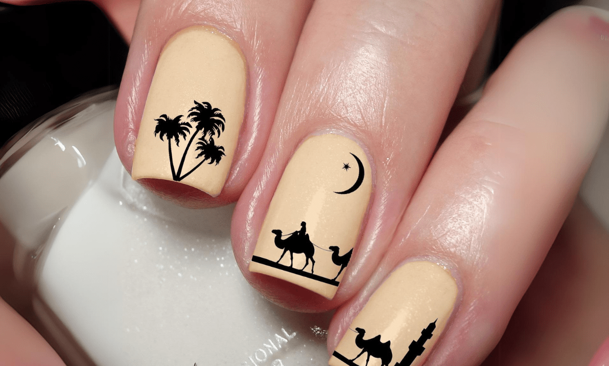The Ultimate Nail Art Ideas Inspired By The Arab World - Scoop Empire